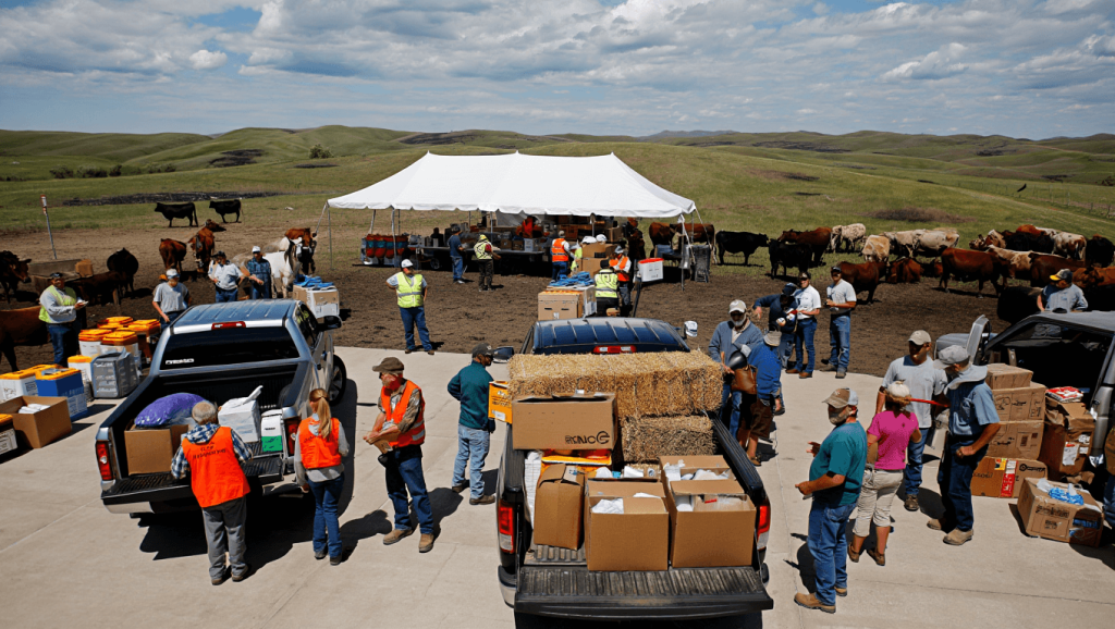 Donaciones masivas para rancheros de Nebraska tras incendios que ...